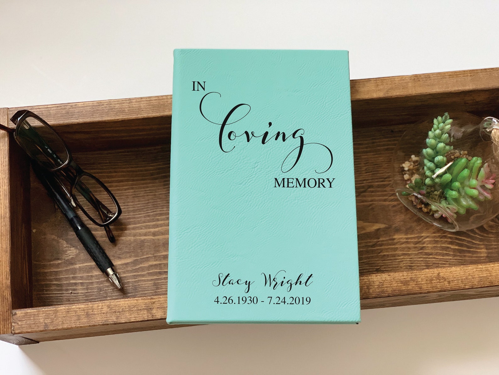 Memorial Guestbook | in Loving Memory Guest Book | Funeral Guest Book ...