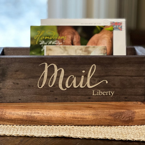 Wood Mail Box - Etsy