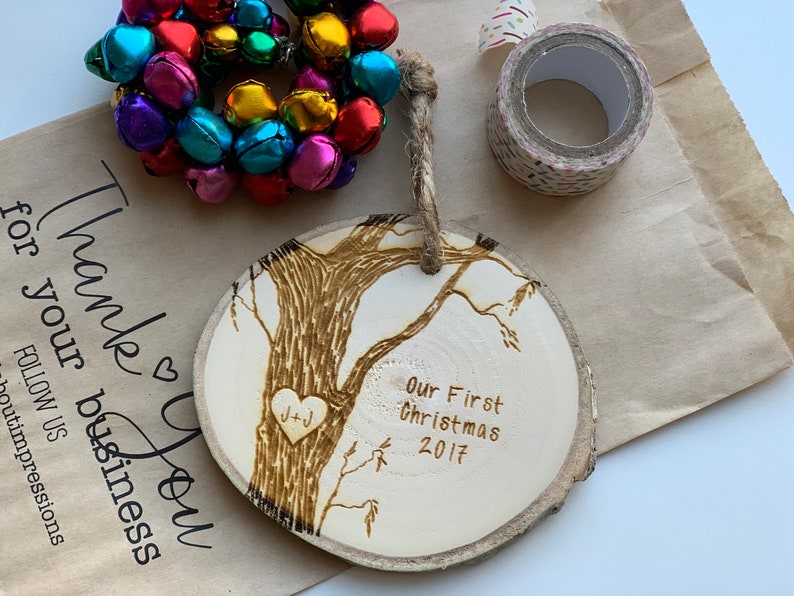 Oak Tree Ornament Personalized Ornaments Christmas | Etsy