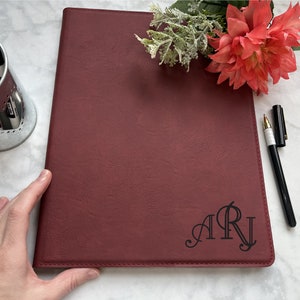 Custom Padfolio | Thank You Gift | Portfolio for Women | Padfolios for ...