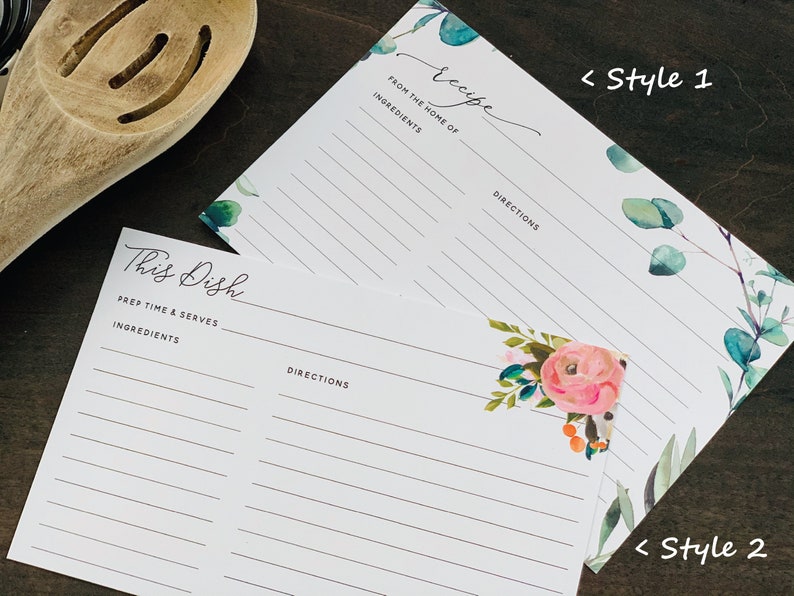 Wood Heirloom Recipe Boxes for 4x6 Cards Kitchen Recipe | Etsy