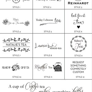 Tea Time, Monogram Tea Box Wood | Tea Box Engraved | Mother's Day Gift ...