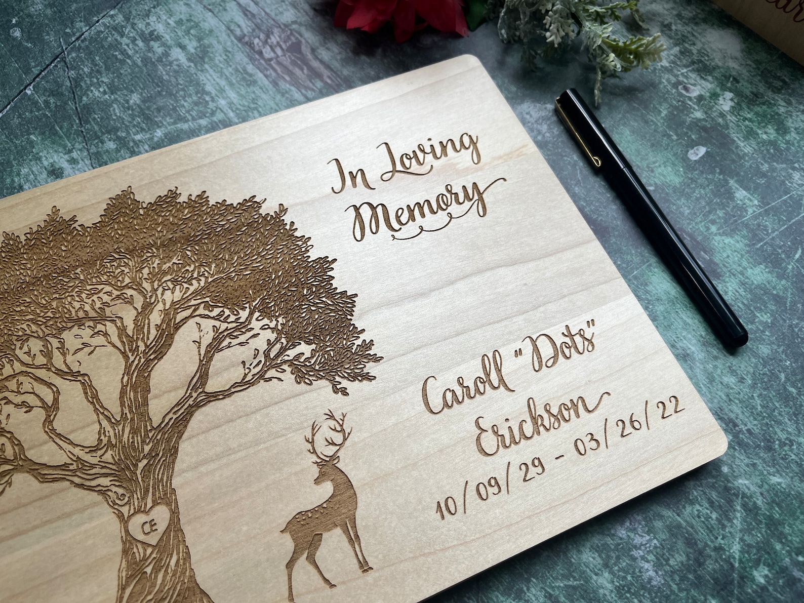 Celebration of Life, Memorial Guest Book, in Loving Memory, Funeral ...