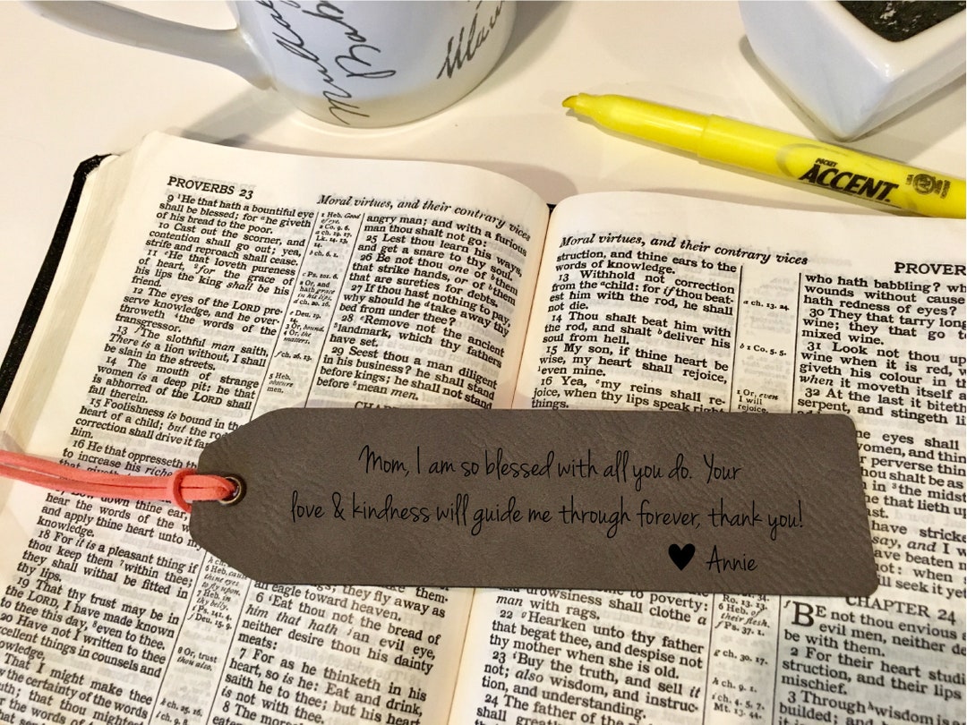 Personalized Gift for Mom | Bookmarks for Books | Personalized Mothers ...