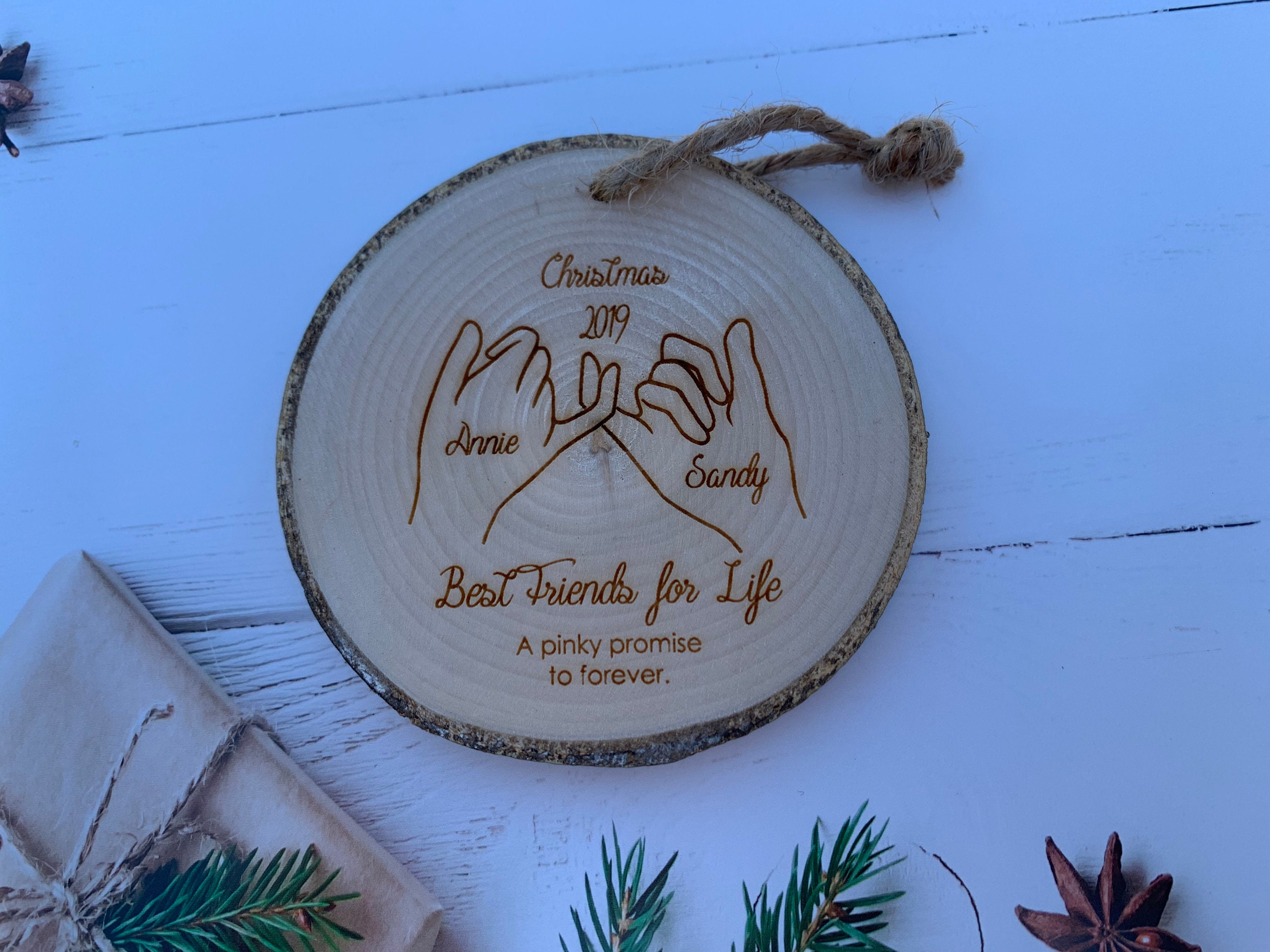 Pinky Promise Gift Friends Ornament Best Friends Gifts | Etsy