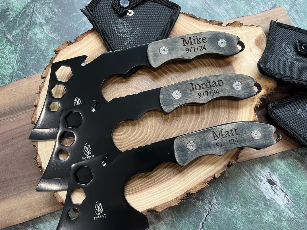 Personalized Hatchet, Set of 3 | Custom Hatchet | Engraved Hatchet ...