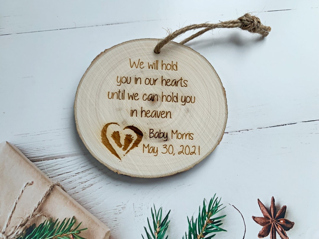 Te sostendremos, adorno de pérdida infantil / En memoria del bebé ...