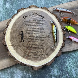 Gone Fishing in Heaven Poem, Gone Fishing Plaque, Gone Fishing Sign ...