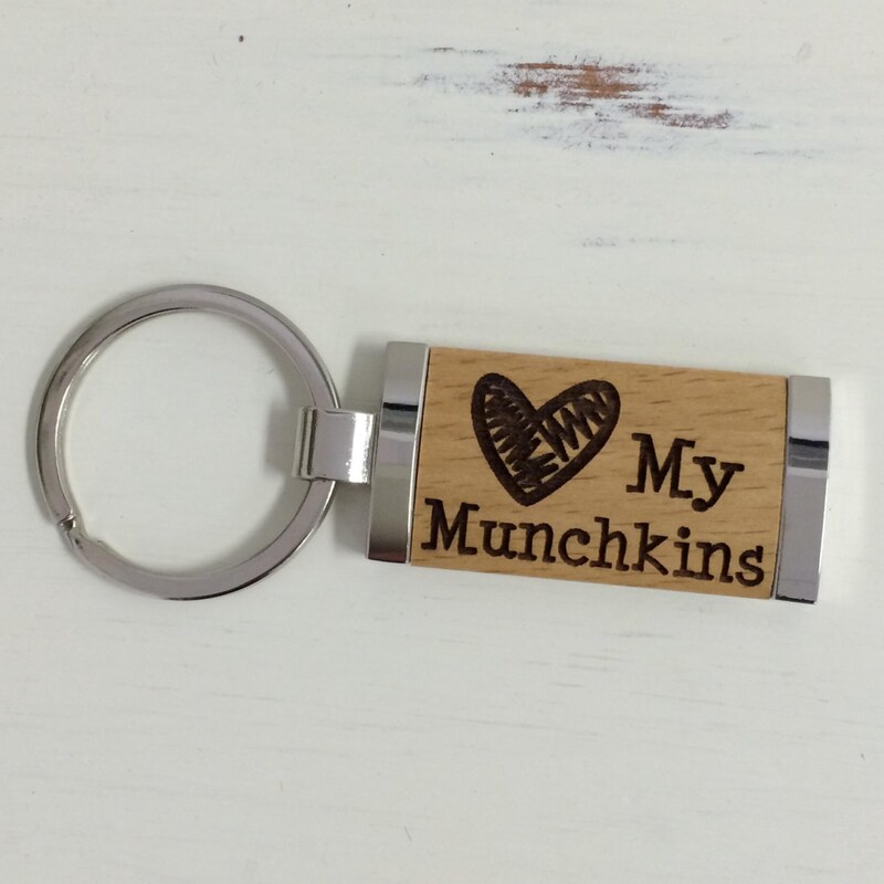 Wood Keychain - Etsy