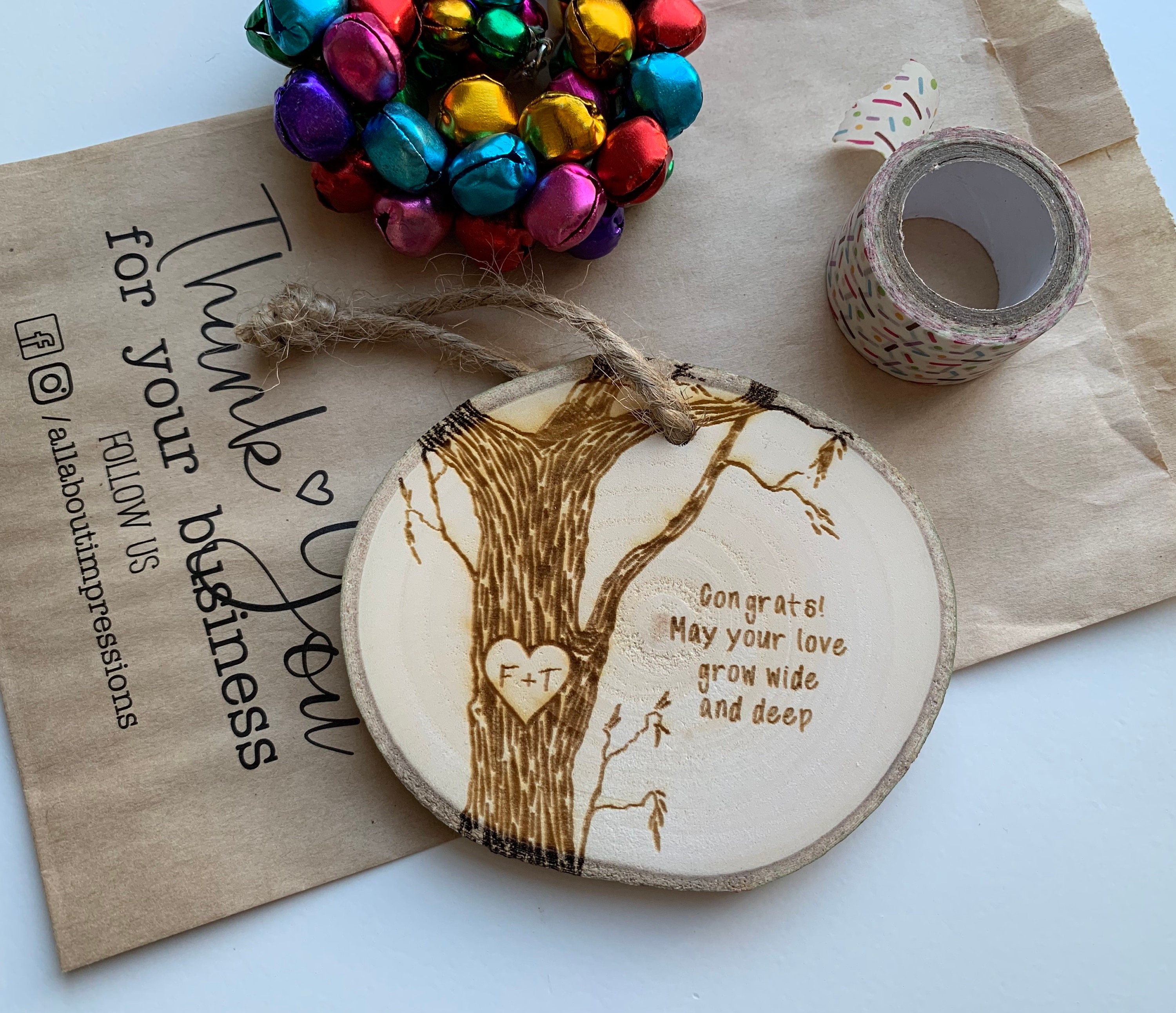 Oak Tree Ornament Personalized Ornaments Christmas - Etsy