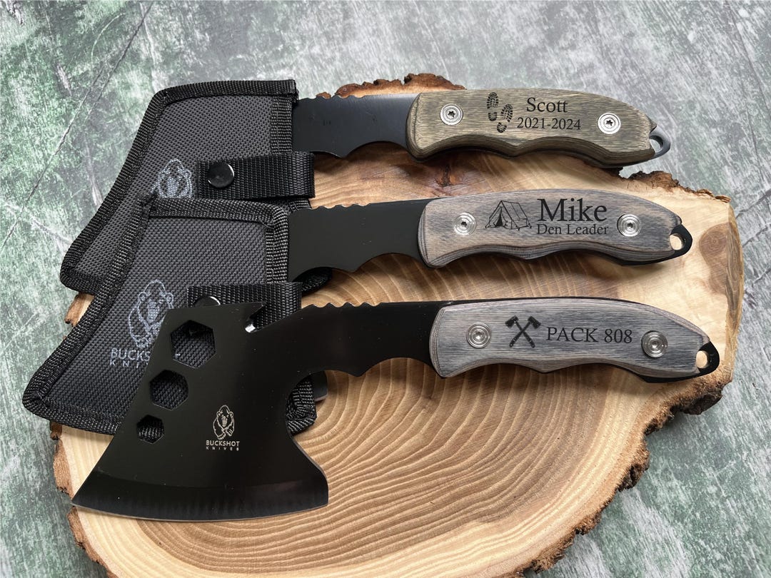 Personalized Camping Axe: Laser Engraved Hatchet, Den Leader Gift - Etsy