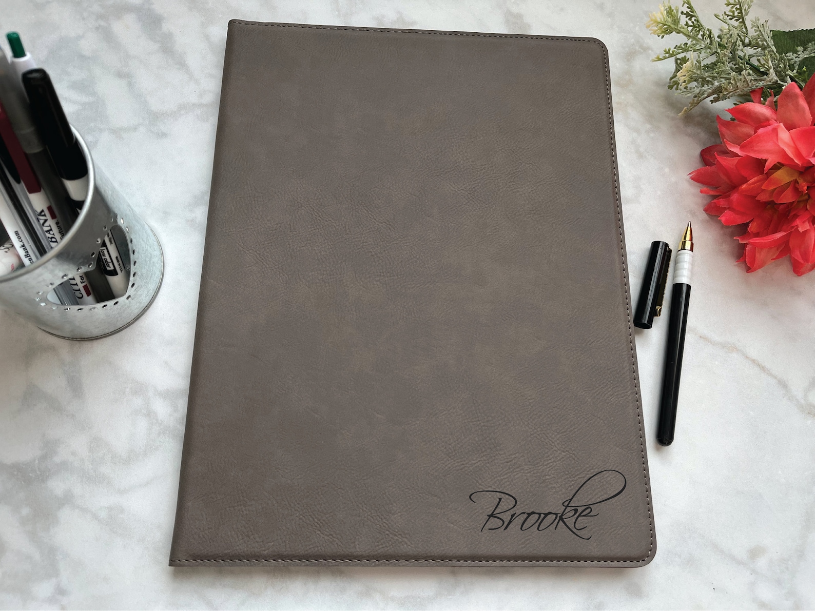 Custom Padfolio Thank You Gift Portfolio for Women - Etsy