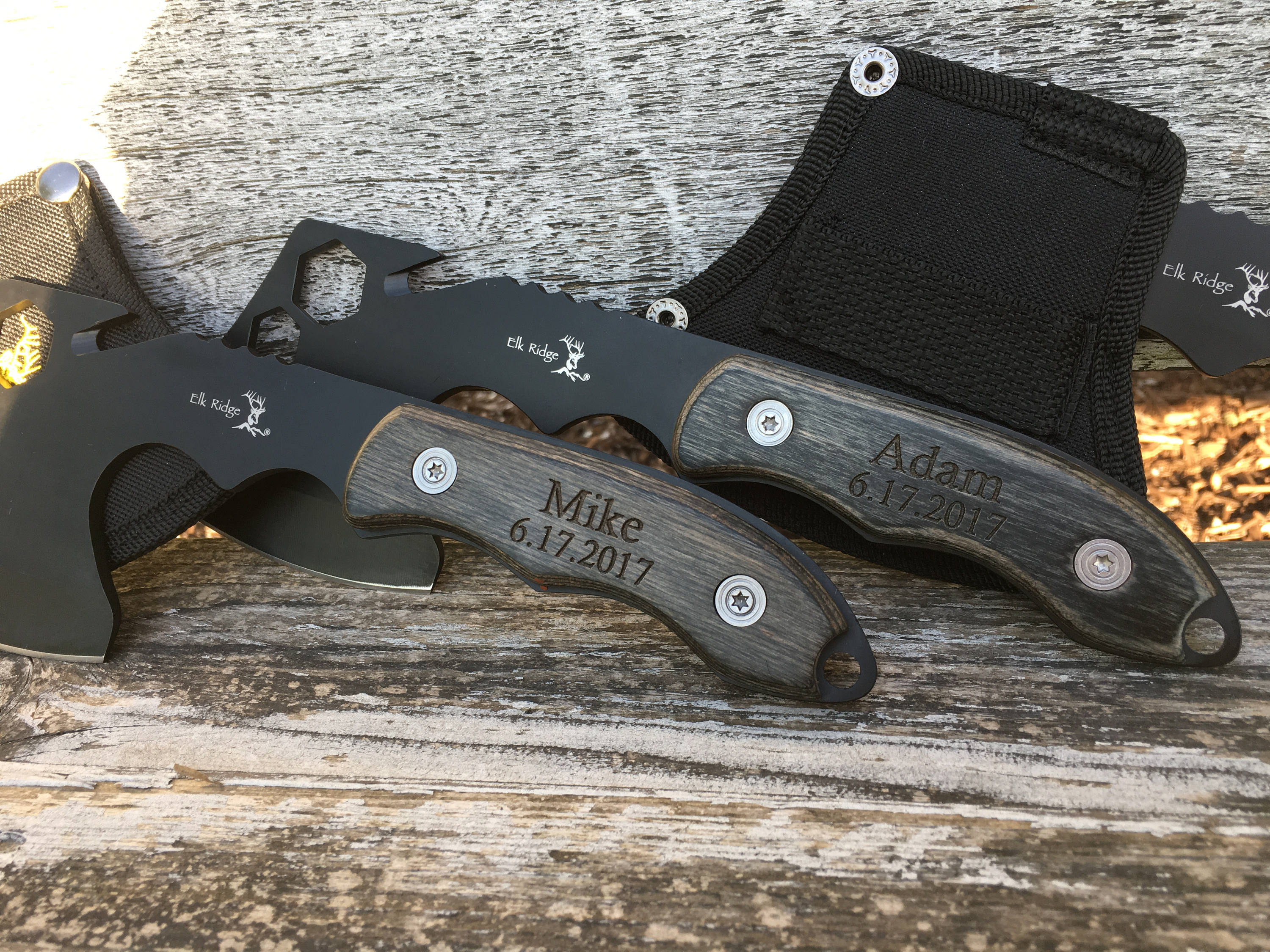 Personalized Hatchet Set of 3 Custom Hatchet Engraved | Etsy