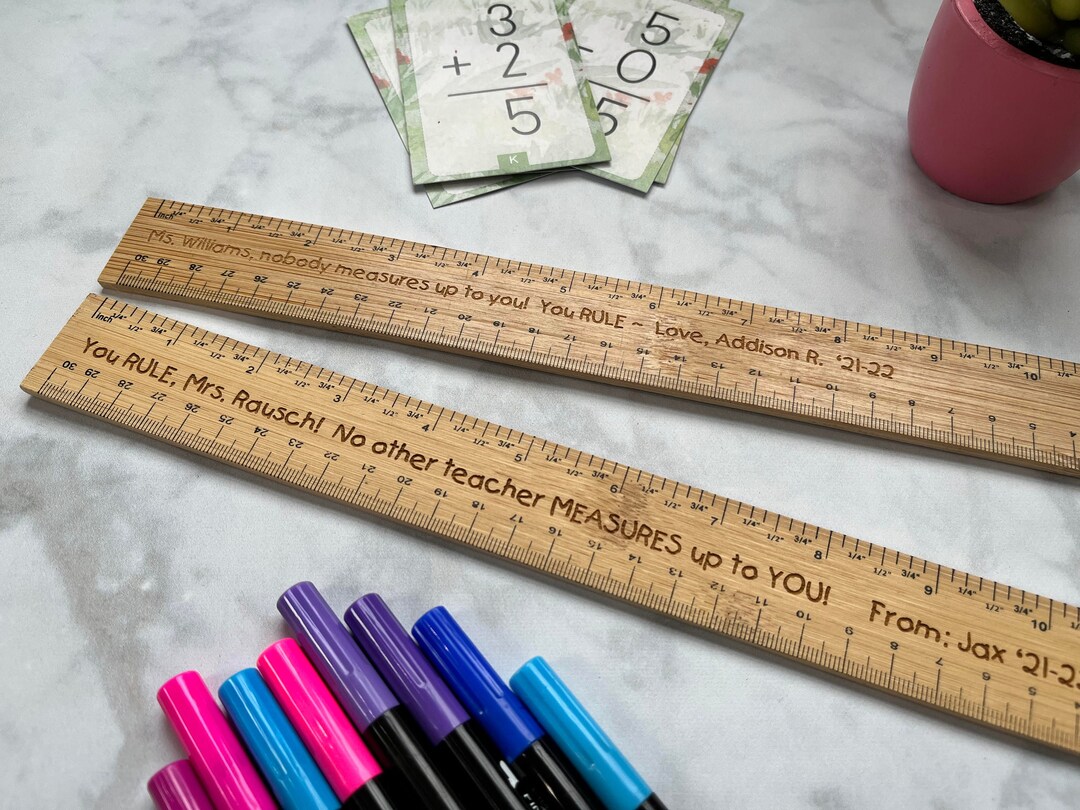 Back to School Custom Ruler | Personalized Ruler | Teacher Ruler Gift ...
