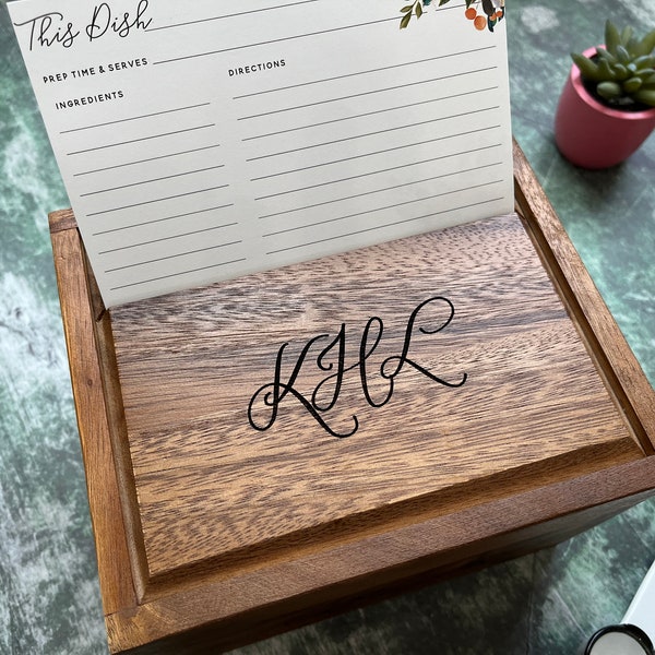 Recipe Box - Etsy