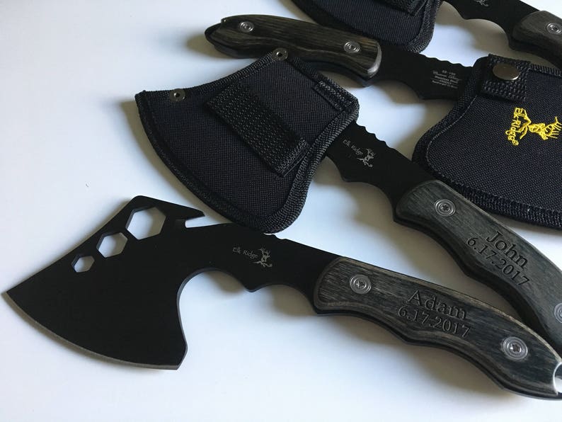 Personalized Hatchet Set of 3 Custom Hatchet Engraved - Etsy