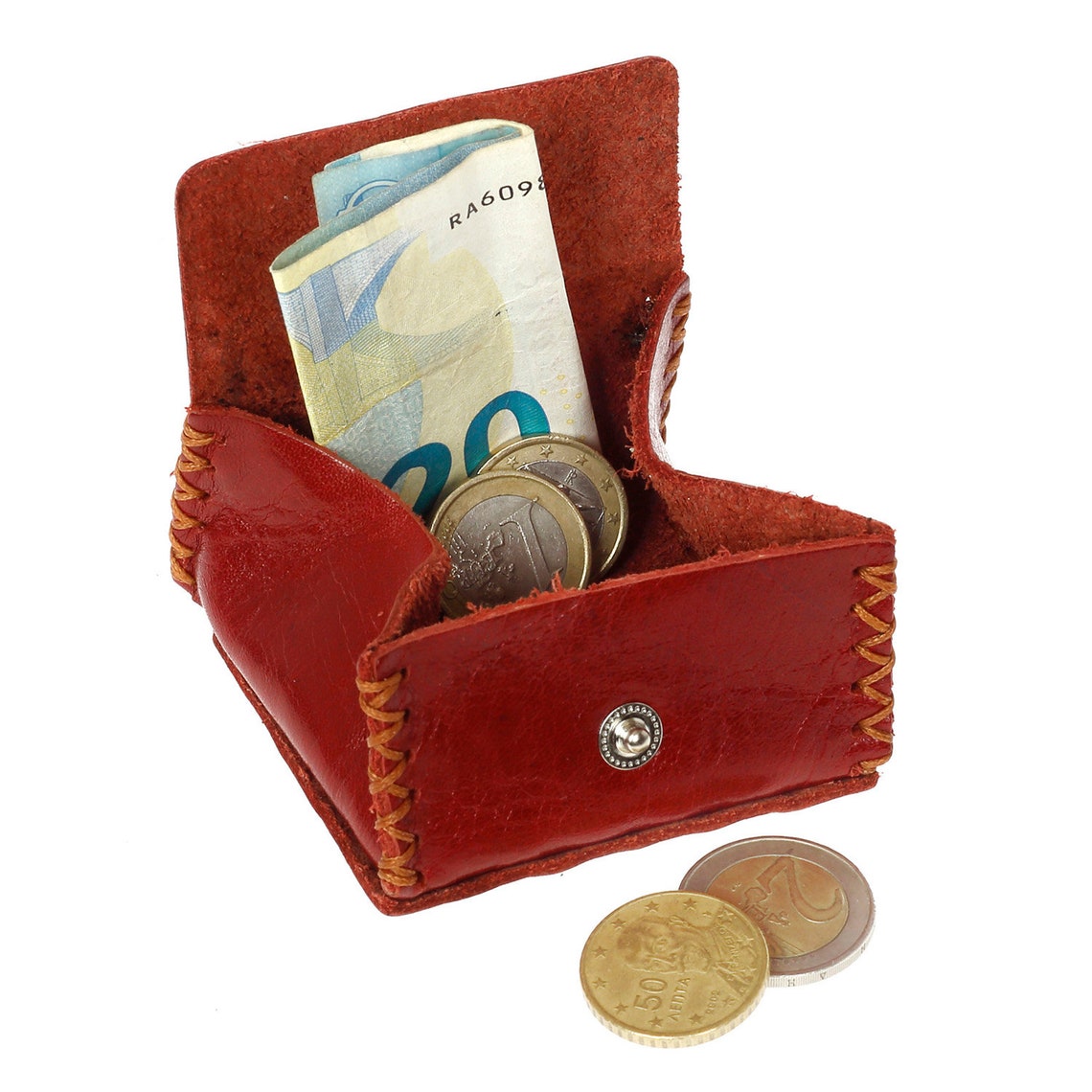 Leather Coin Purse Leather Coin Bag Leather Coin Pouch - Etsy