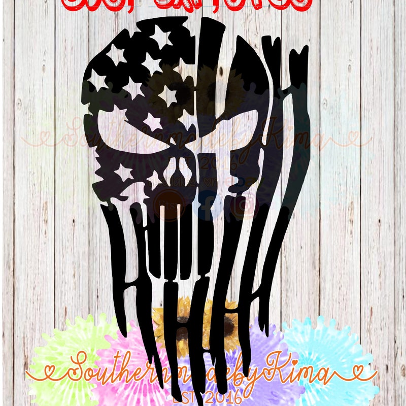 Skull and Flag Dxf File - Etsy