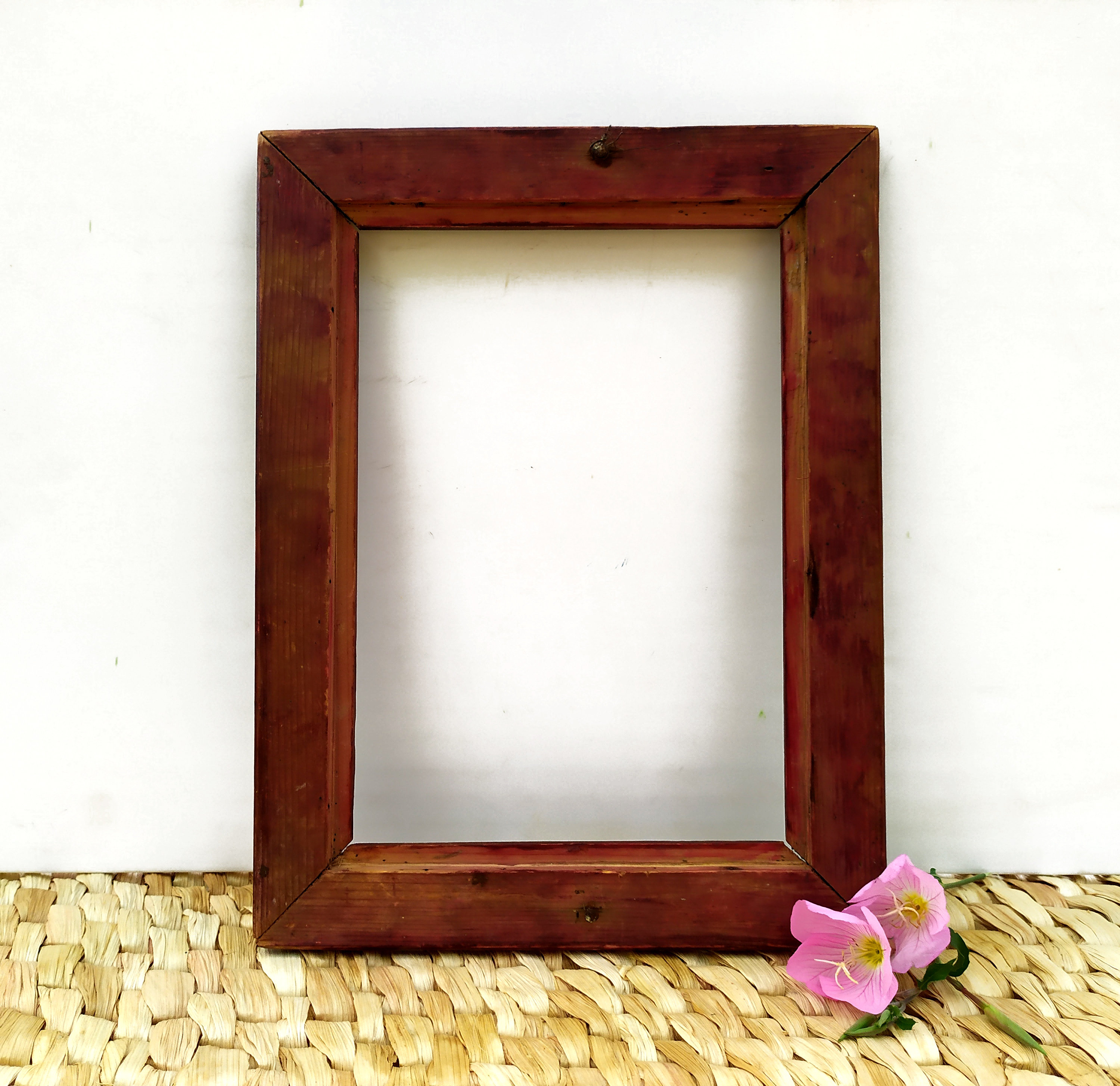 Antique Primitive OLD Wooden Wood Photo Picture Frame | Etsy