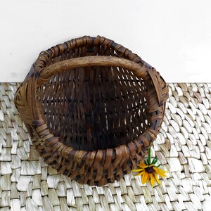Rustic Antique Primitive Hand Woven Basket Farmhouse Decor - Etsy