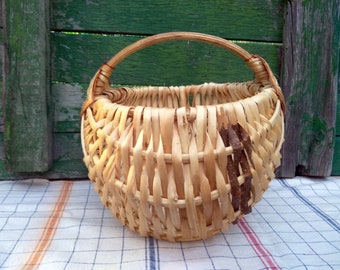 Rustic Antique Primitive Hand Woven Basket Farmhouse Decor | Etsy