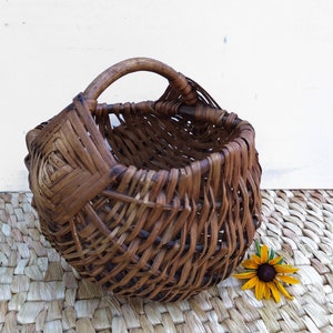 Rustic Antique Primitive Hand Woven Basket Farmhouse Decor - Etsy