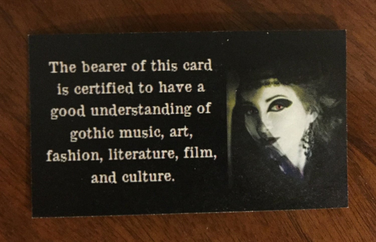 Goth Card - Etsy