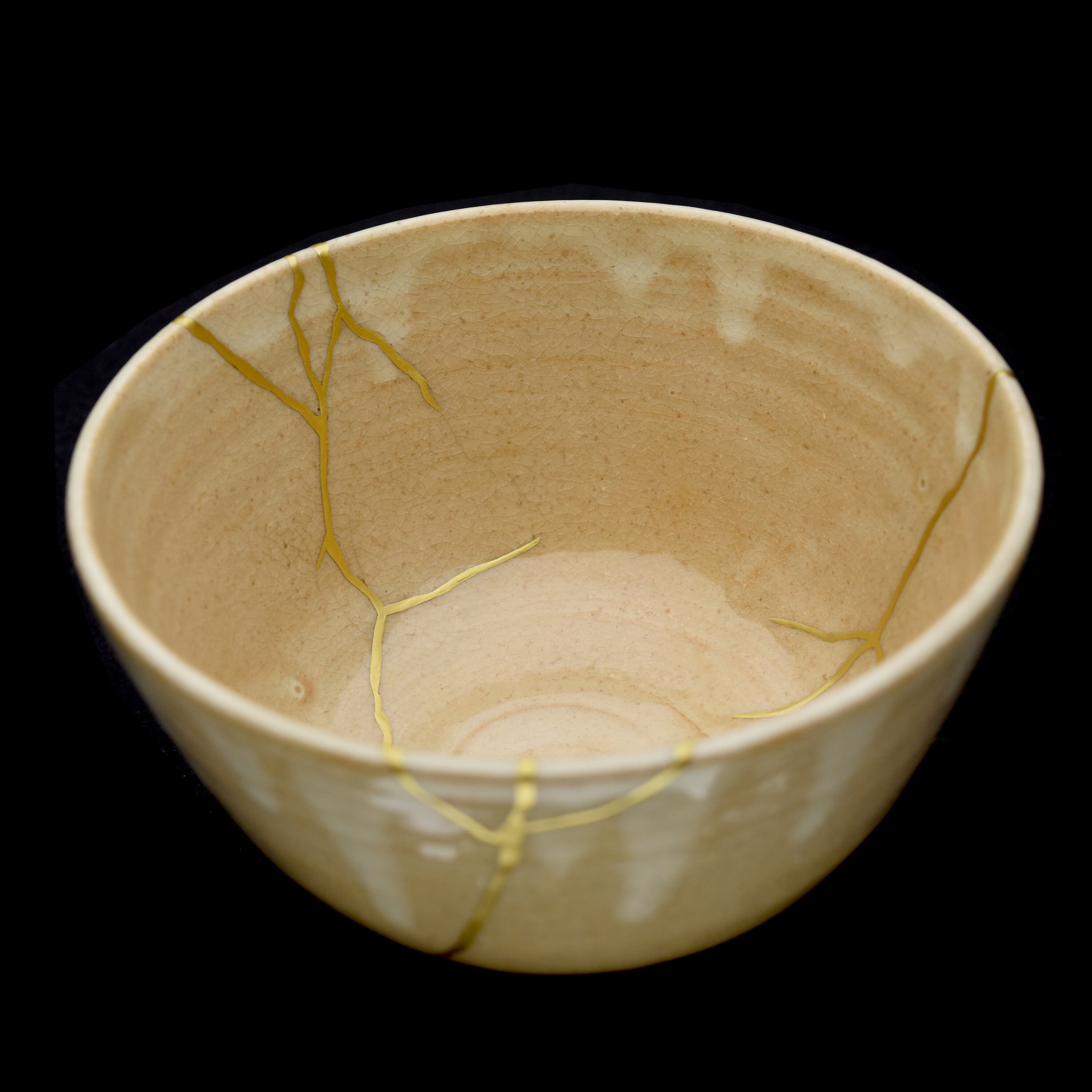 FOODSAFE TRADITIONAL KINTSUGI Avec Pur Bol De Thé Chawan En Cendres D ...