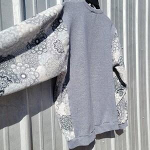 Reworked Sweatshirt, Upcycled Sweatshirt, Repurposed Clothing, Altered ...