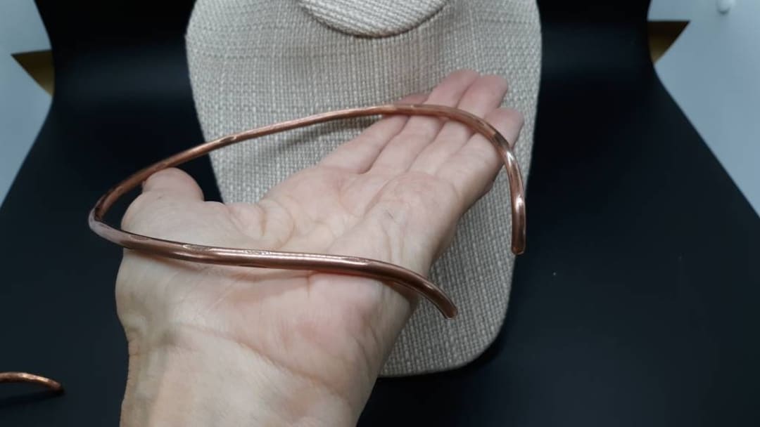 Copper Choker, Copper Necklace, Copper Jewelry, Choker Collar Necklace ...
