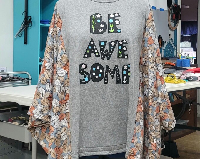 One Size Fits All T-shirt Poncho, Shirt Poncho, Boho Chic Fashion ...