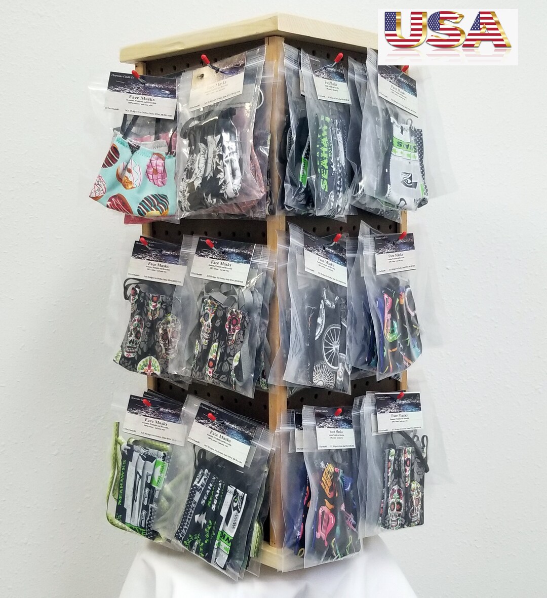 Wholesale Face Masks / Bulk Face Mask / Washable and Reversible / Nose ...