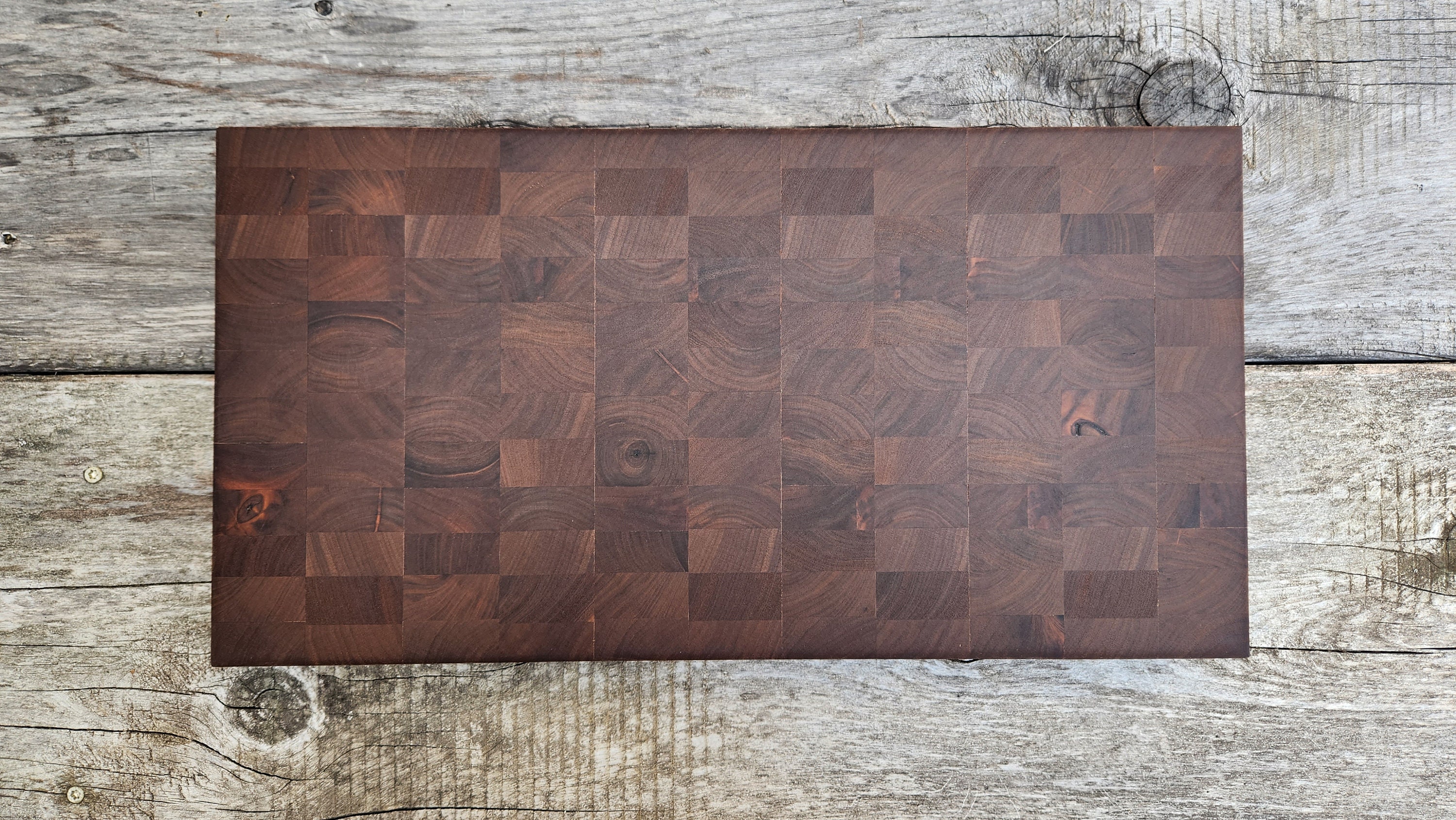 Large Walnut End Grain Cutting Board 18x9.5x1.5 - Etsy