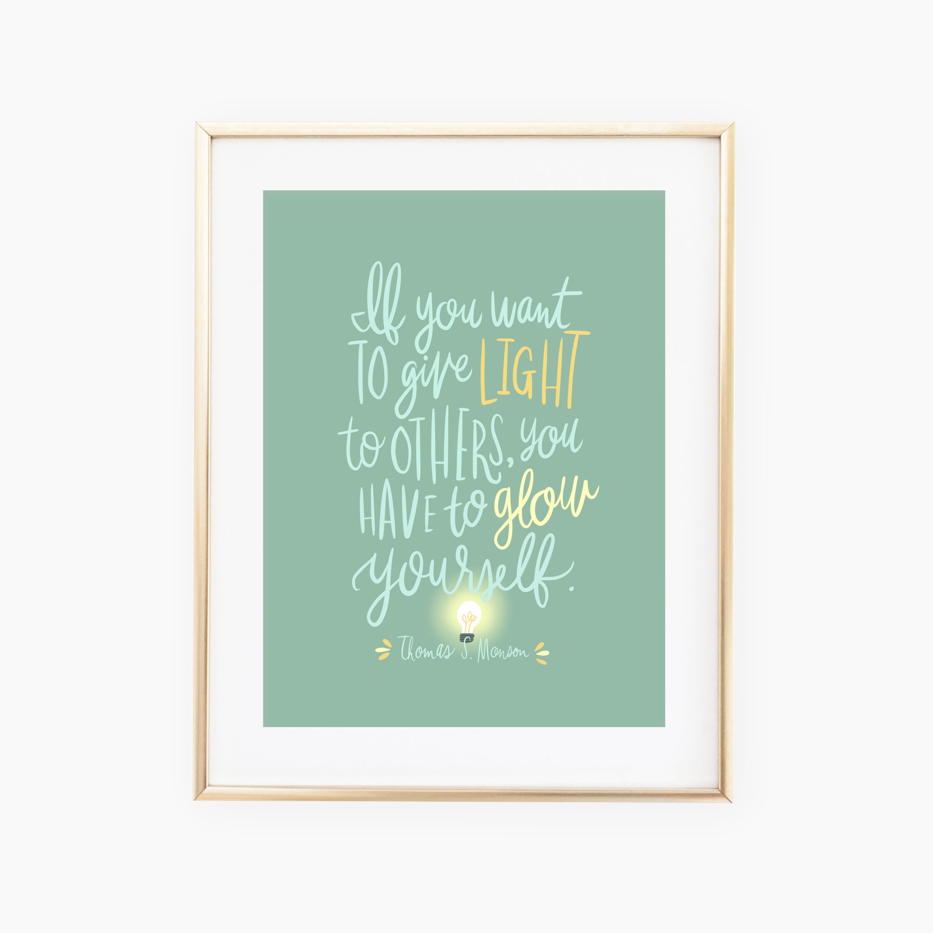 If You Want to Give Light to Others, You Have to Glow Yourself Quote ...