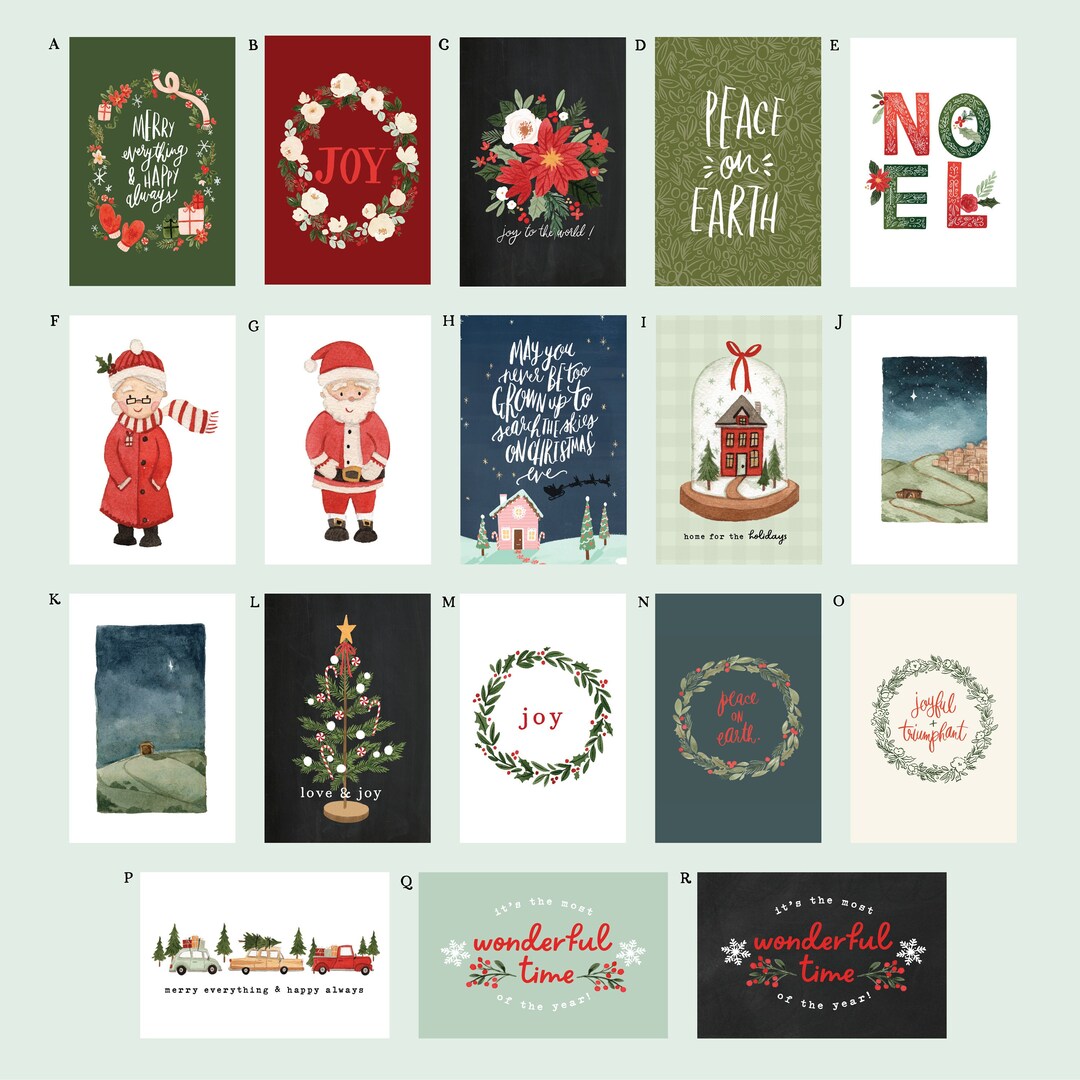 2"x3" Christmas Mini Prints - Etsy