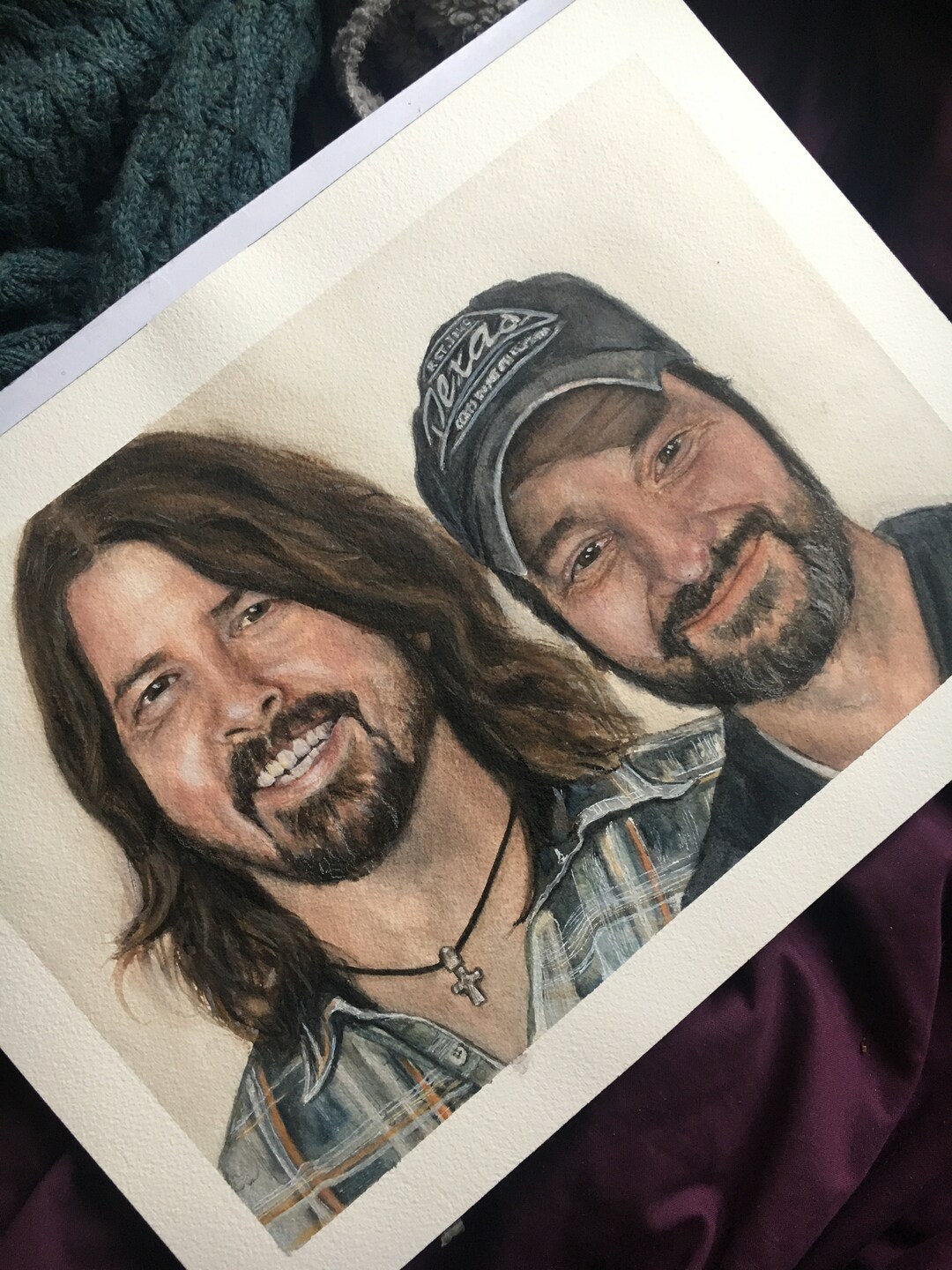 Custom Made Watercolour Portraits Gift Ideas Celebrity Portraits - Etsy