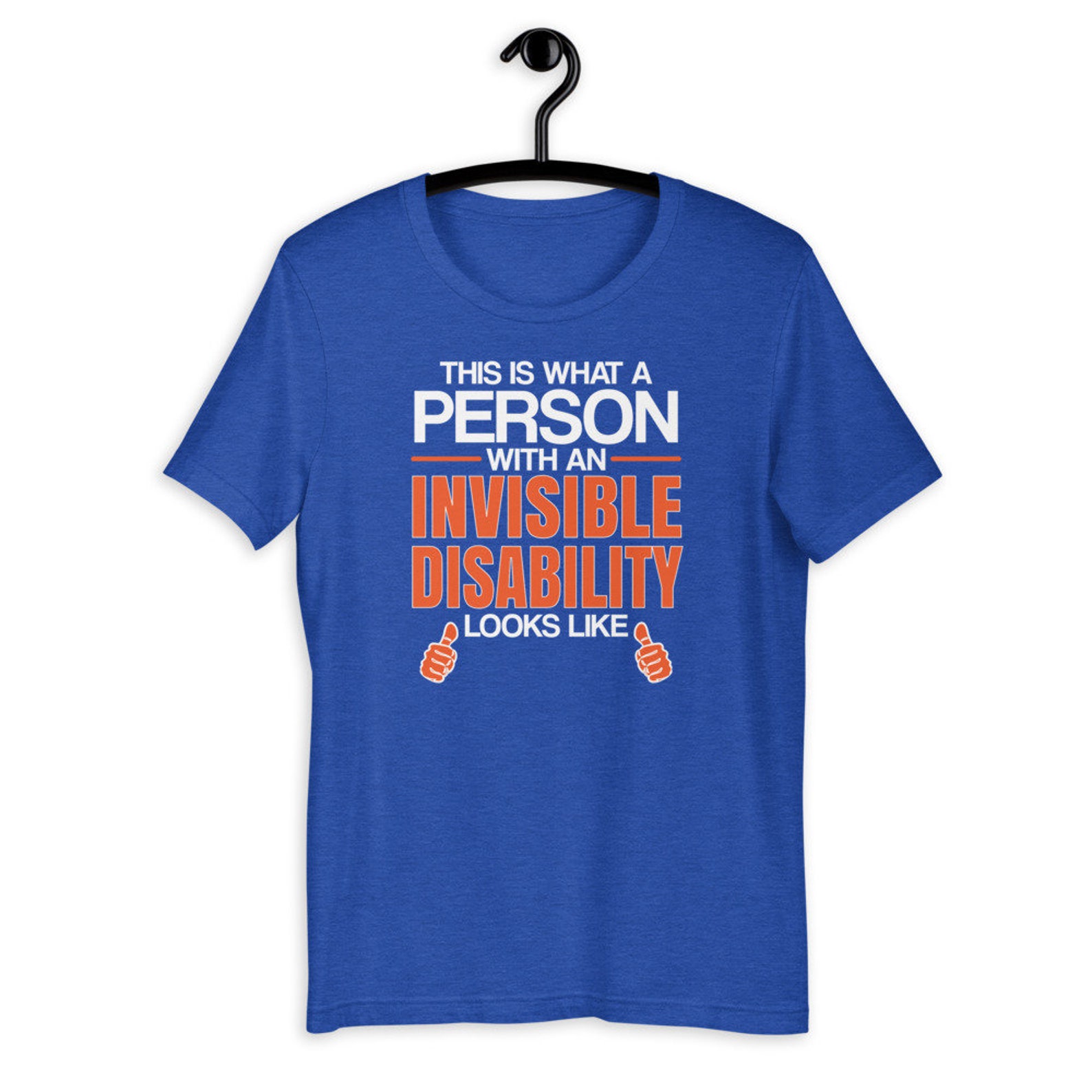 Person With Invisible Disability Looks Like Awareness T-shirt - Etsy
