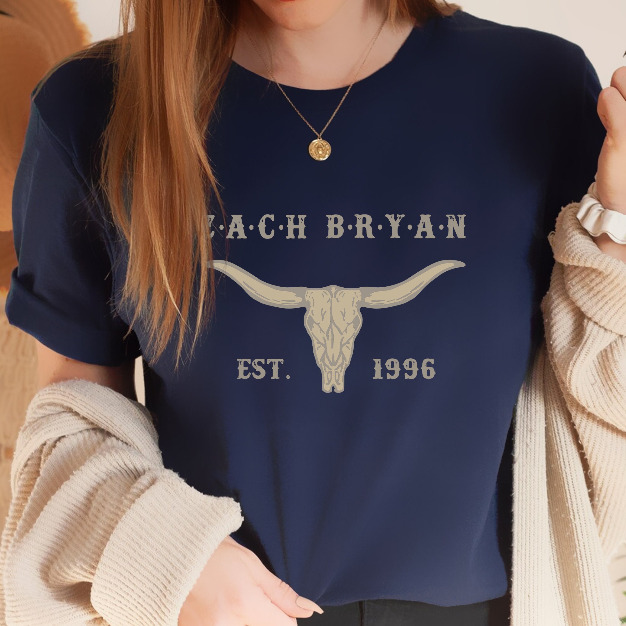 Zach Bryan EST 1996 Sweatshirt & Hoodie, Zach Bryan Bullhead Sweatshirt ...