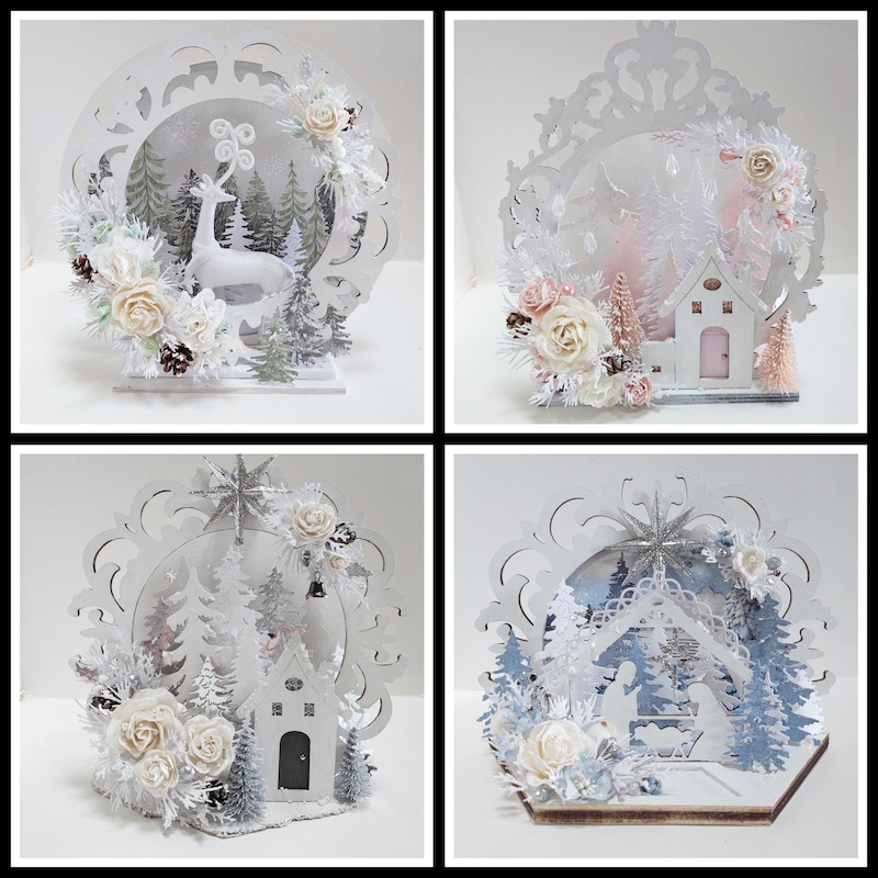 Christmas Vignette Scenes - Etsy