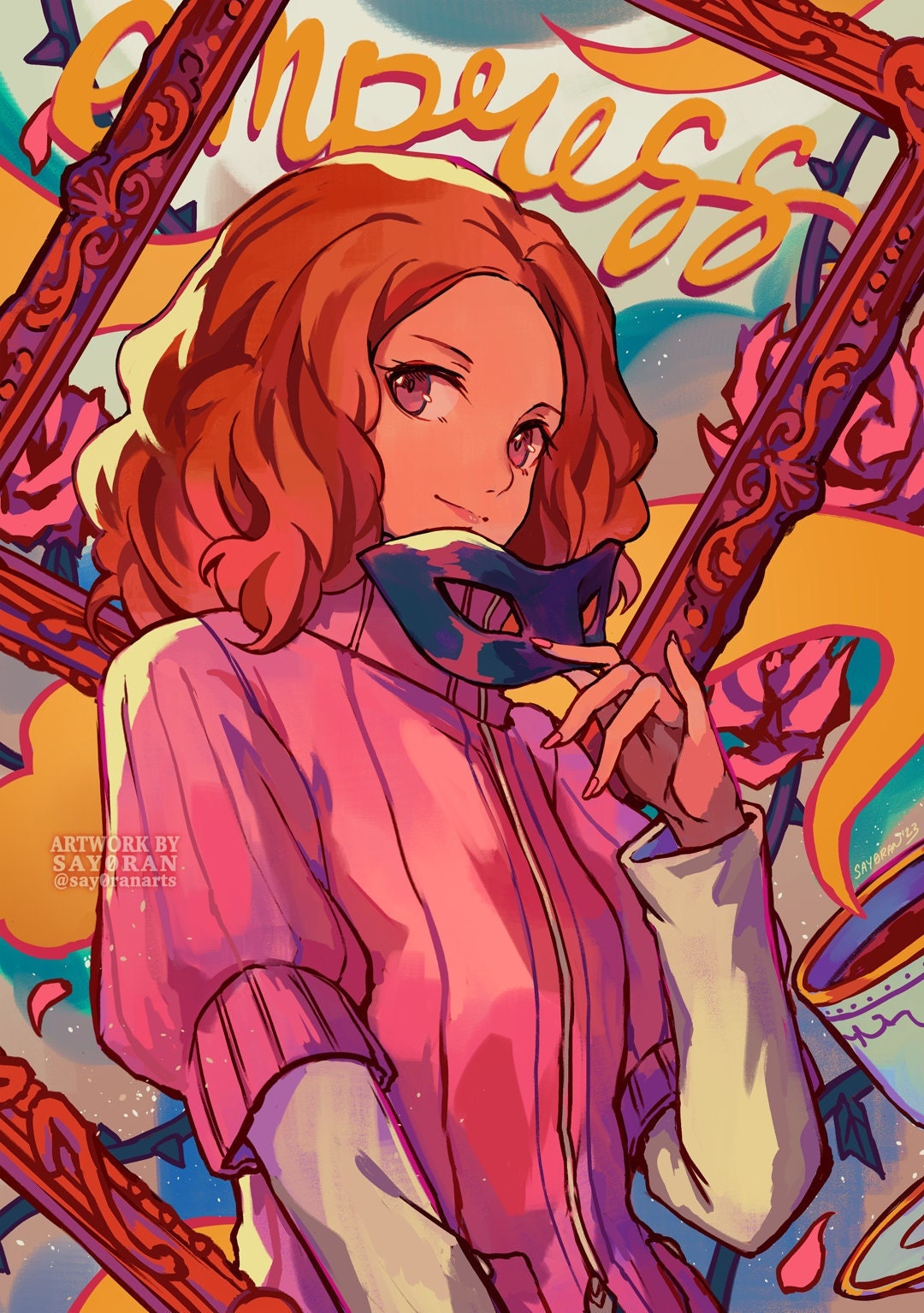 P5 Haru Okumura "empress" 5x7" Mini Foil Print - Etsy