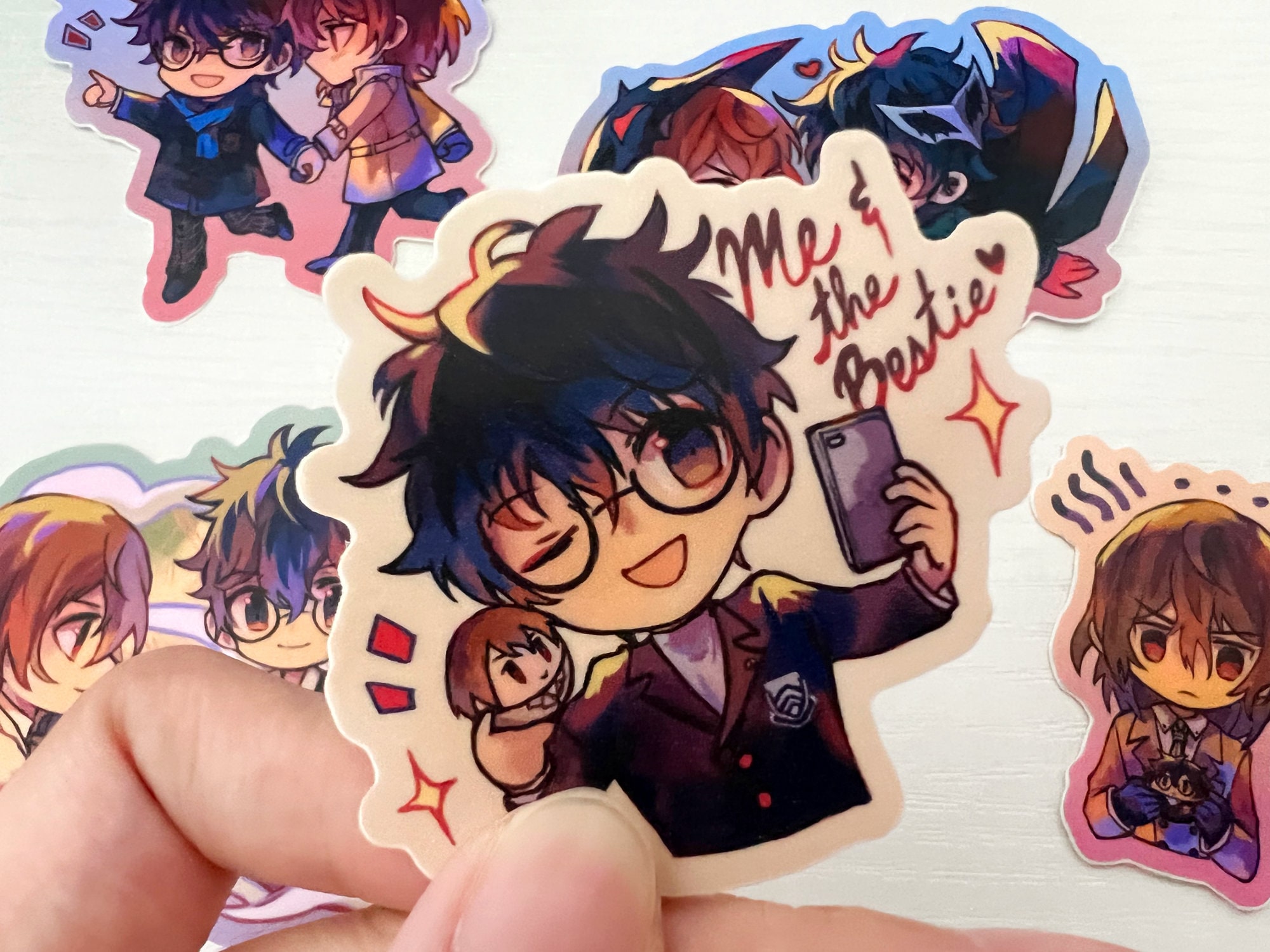 P5 Akechi & Joker Vinyl Stickers - Etsy