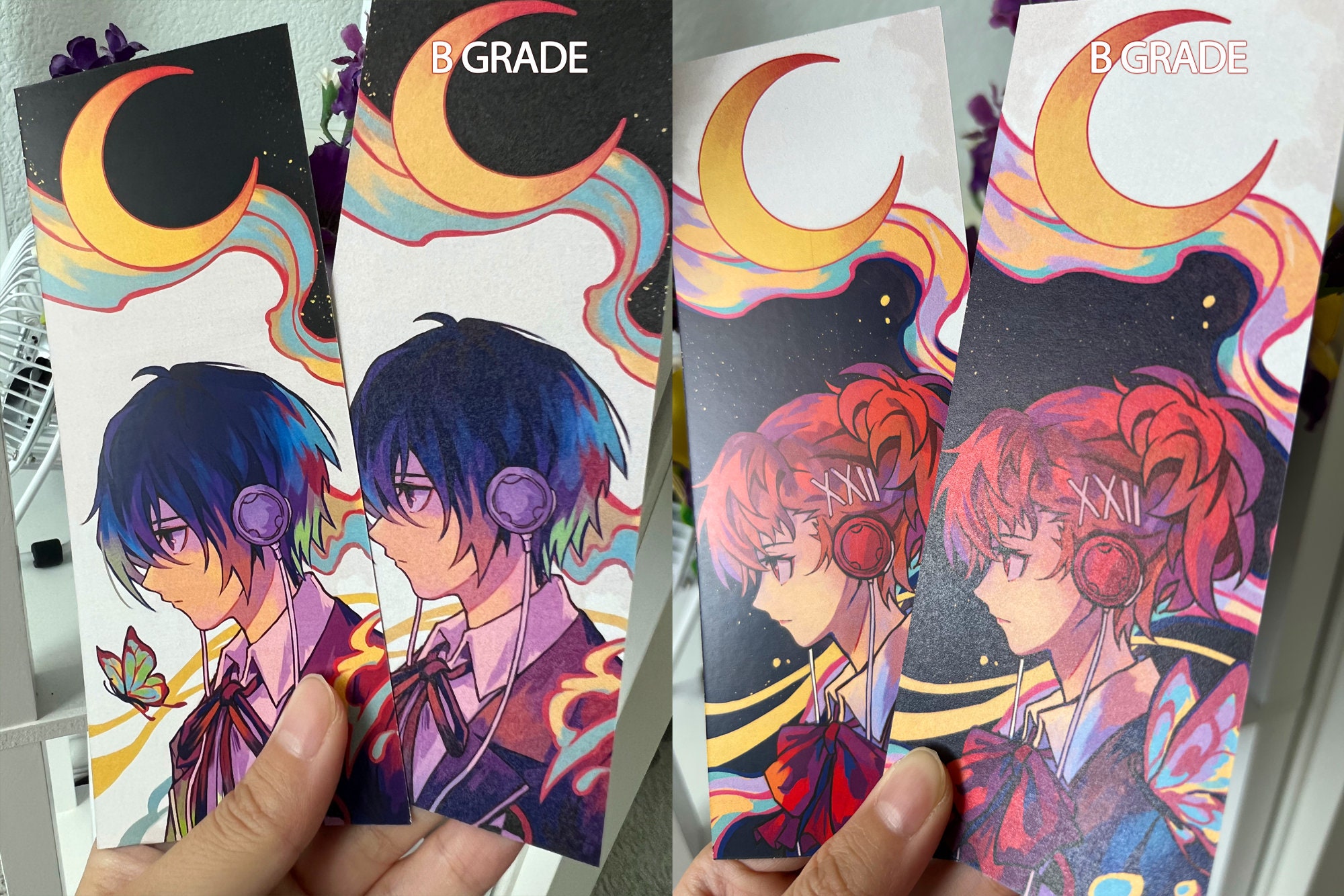 P3 Protagonists Foil Bookmarks - Etsy