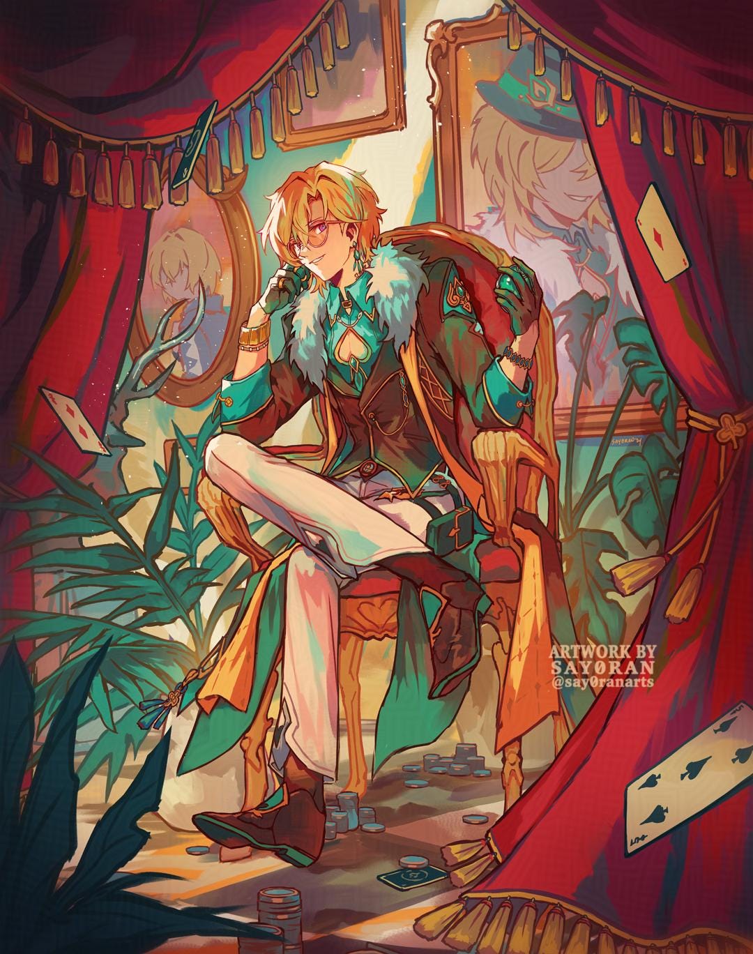 Honkai Star Rail Aventurine Print 11x14" - Etsy