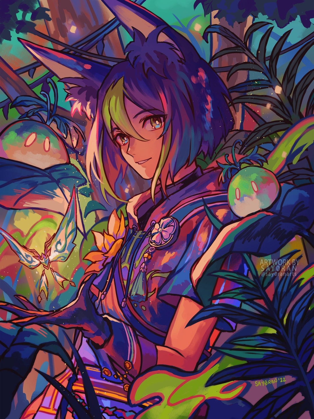 Genshin Impact Tighnari Print 11x14" - Etsy