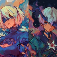 2b Nier Automata Print - Etsy