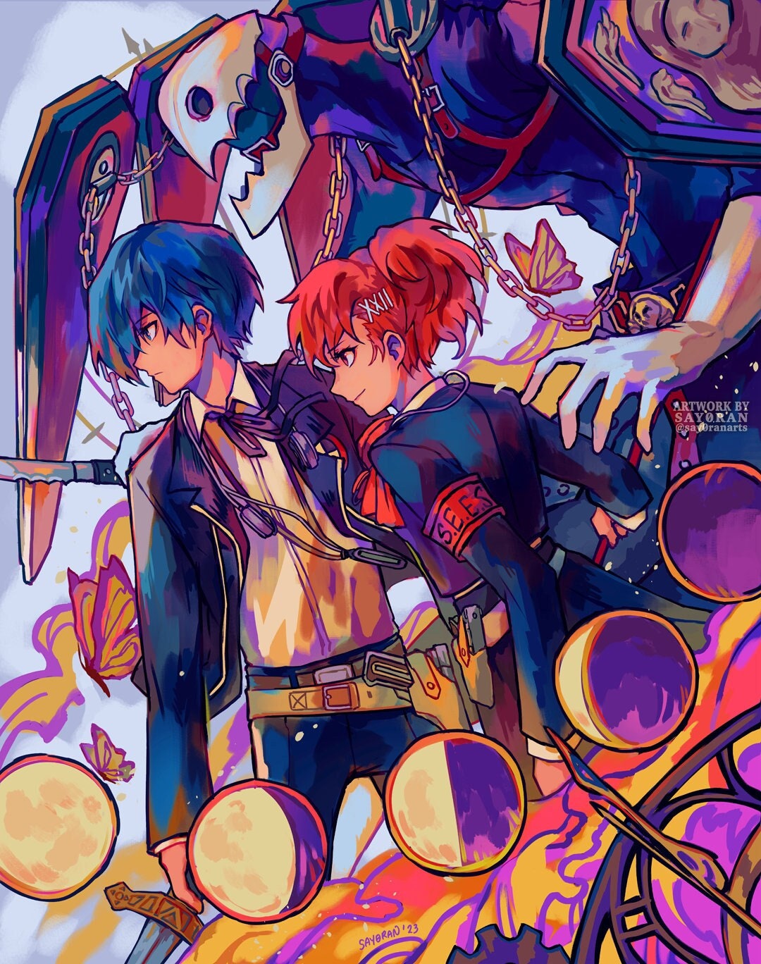 P3 Protagonists & Thanatos Print 11x14" - Etsy