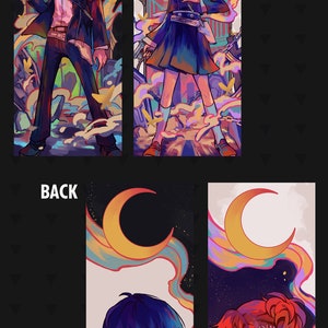 P3 Protagonists Foil Bookmarks - Etsy