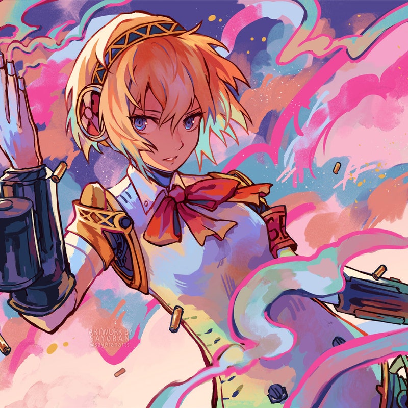 Aigis and Makoto - Etsy