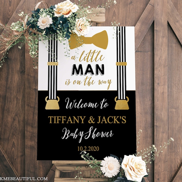 Welcome Little Man - Etsy