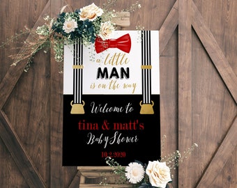 Little Man Shower Poster - Etsy